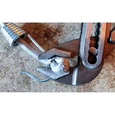 Steel Bungee Shock Cord Hook Spiral Wire Hooks End for 10 mm Elastic ...