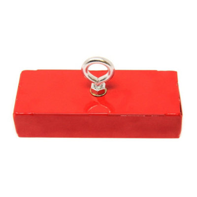 Steel Covered Holding Magnet for Attaching to a Chain or Rope for ...