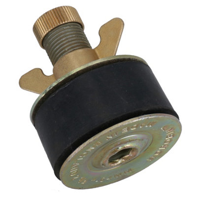Steel Drain Test Pipe Bung Plug 2 1/2" (65mm) Plumbing Stop Tube ...