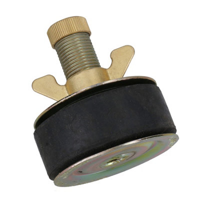 STEEL DRAIN TEST PIPE BUNG PLUG 3" (75MM) PLUMBING STOP TUBE BLANKING CAP