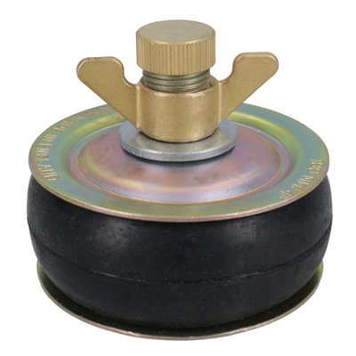 Steel Drain Test Pipe Bung Plug 4" (100mm) Plumbing Stop Tube Blanking ...