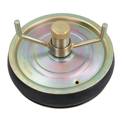Steel Drain Test Pipe Bung / Plug 9" (225mm) Plumbing Stop Tube ...