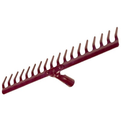 Steel Garden Rake for Hay, Leaves, Lawn, 50 cm / 20 in with 18 Tins ...