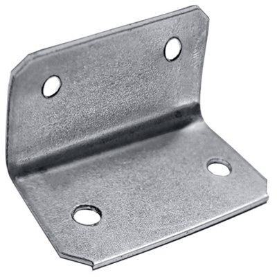 Steel L Shape Corner Brace Plate 90 Degree Right Angle Bracket for Home ...