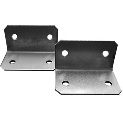 Steel L Shape Corner Brace Plate 90 Degree Right Angle Bracket for Home ...