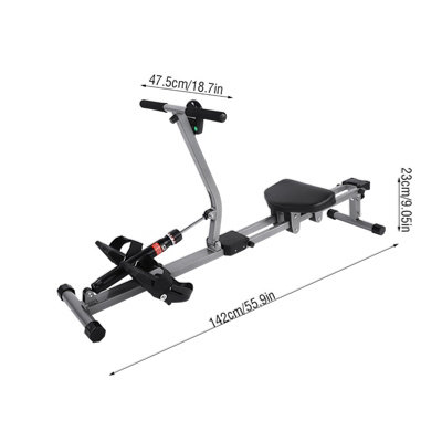 Steel Rowing Machine for Home Gym: Cardio Rower for Effective Body ...