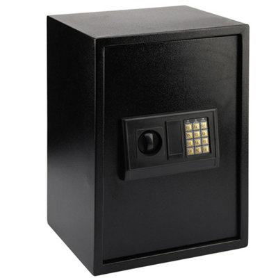 STEEL SAFE DIGITAL KEY ELECTRONIC SECURITY HOME OFFICE MONEY BOX