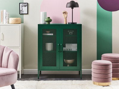 Steel Sideboard Green WAKATIPU