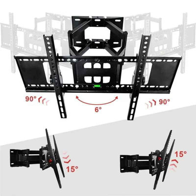 Steel TV Wall Mount with Spirit Level for 32,70 Inch Flat Screen TVs