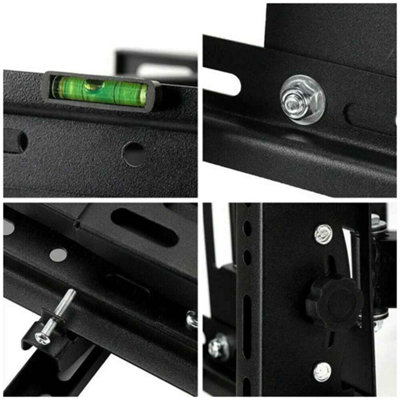 Steel TV Wall Mount with Spirit Level for 32,70 Inch Flat Screen TVs