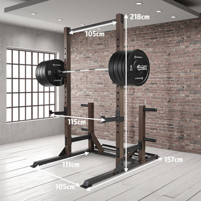 SteelBody STB-98010 Utility Trainer Power Rack Heavy-Duty Steel Frame ...
