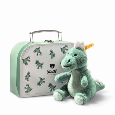 Steiff Joshi Dinosaur In Suitcase Soft Toy, 16cm