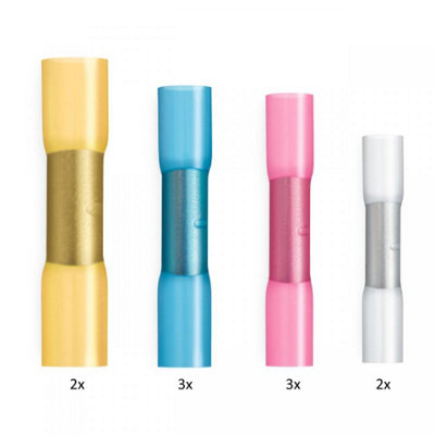 Steinel Crimp Connector Set D 0.1-6.0 mm Watertight Heat-shrinkable ...