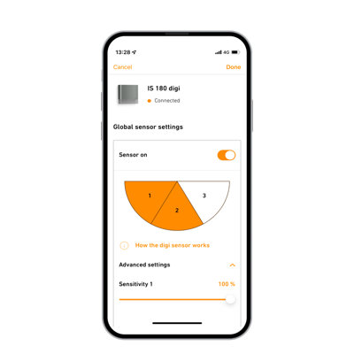 Steinel IS 180 digi Anthracite Motion Sensor Adjustable via App smart ...