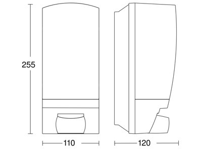 Steinel L 1 S White Outdoor Wall Light PIR Motion Sensor Impact ...