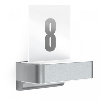 Steinel L 820 S Silver LED Outdoor Up-/Downlight HF Motion Sensor House ...