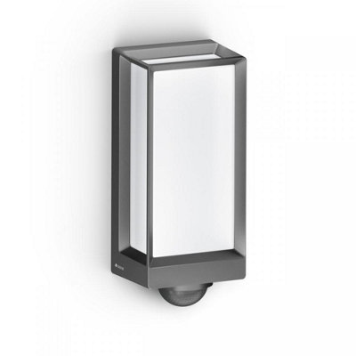 Steinel LED Outdoor Wall Light L 42 SC, Motion Sensor, Timer Function ...