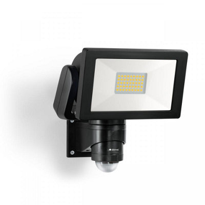 Steinel LS 300 S Black LED Flood Light PIR Motion Sensor Security Light ...