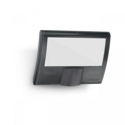 Steinel XLED curved S Anthracite Floodlight Motion Sensor Wall Spot LED ...