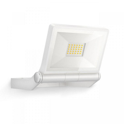 Steinel XLED ONE White LED Floodlight Swiveling Wall Spotlight Ceiling ...