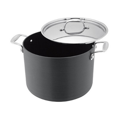 Stellar 6000 Hard Anodised 24cm Stock Pot | DIY at B&Q