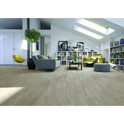Step XL SE009 Shanghai Brown Wood Effect Click Laminate Flooring ...
