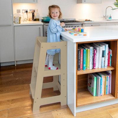 Stepup Baby Toddler Tower with Adjustable Step, Montessori-Inspired ...