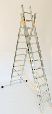 Sterk Systems Triple Section 11 Rung Combination Ladder | DIY at B&Q