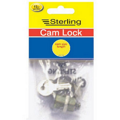 Sterling Cam Lock Hanging Pack Silver (20mm)
