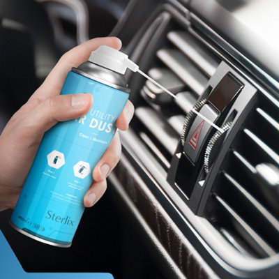 Sterlix Air Duster Can Compressed Air Spray Can Dust Cleaner PC Keyboard Electronic Devices Car