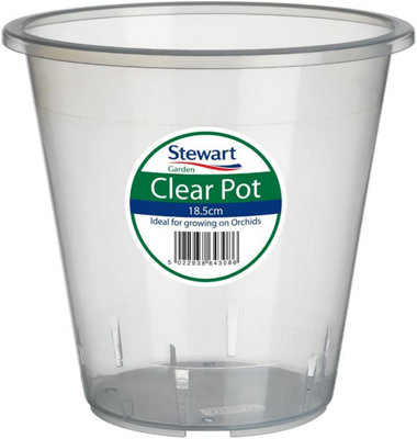Stewart Clear Pot Clear 13cm Quality Product