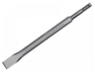 Sthor 23591, SDS plus flat chisel SDS+ 20mm wide, 250 mm long | DIY at B&Q