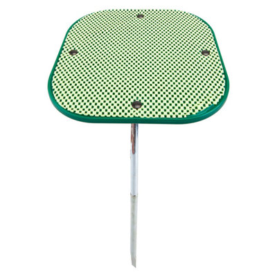Stick Camping Table Anti-Slip Surface Dig In Ground Green