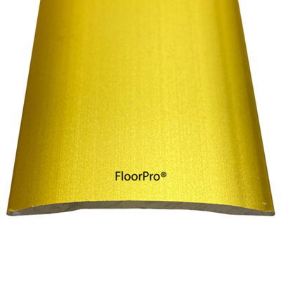 Stick Down Cover Strip Gold 3ft / 0.9metres Threshold Bar Floor To ...