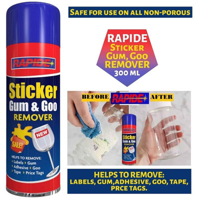 Sticker & Gum Remover Spray Clean Rapide Labels Goo Tap Adhesive Price ...