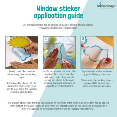 Stickerscape Peppa Pig Window Stickers Party Pack (Regular size ...