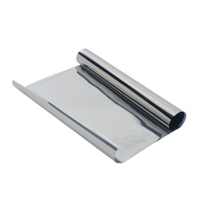 Sticky Back One Way Privacy Mirror Window Film (L)100cm (W)50cm