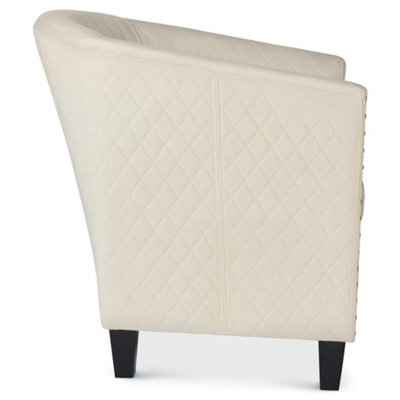Stilo Tub Chair - Velvet Cream