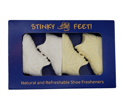 Stinky Feet Natural & Refreshable Shoe Fresheners - Fresh Linen ...