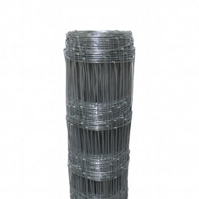 Stock Fencing Wire Mesh Barrier 0.8M (Galvanised Animal Netting Fence ...