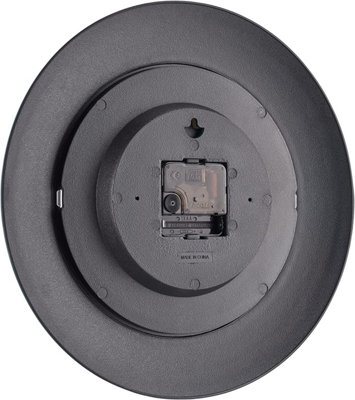 Stone Large Round Wall Clock - Modern Battery-Operated Arabic Numerals ...