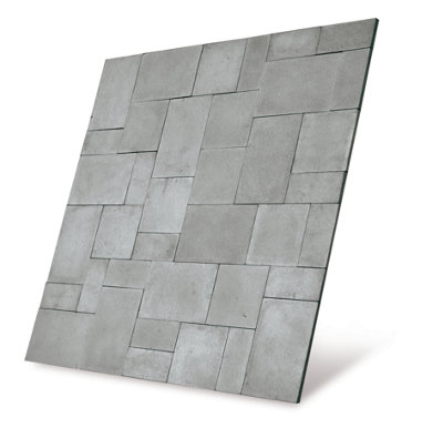 Stone Paving Patio Kit 'The Tytherington' Portland Grey (2.4m x2.4m ...