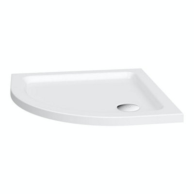 Stone Quadrant Shower Tray White Finish 800x900mm
