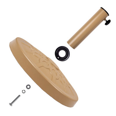 Stone Sand Heavy Duty 12 KG Resin Parasol Base