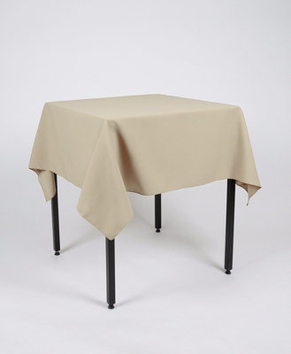 Stone Square Tablecloth 147cm x 147cm (58" x 58") | DIY at B&Q