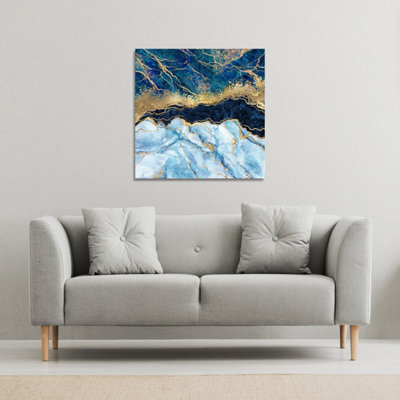 Stone texture (Canvas Print) / 101 x 101 x 4cm | DIY at B&Q