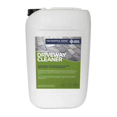 Stonecare4U - Driveway Cleaner (25L) - Removes Dirt, Algae, Weeds ...