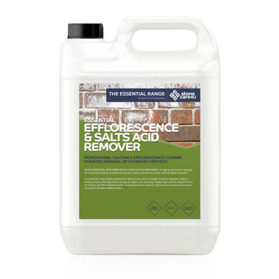 Stonecare4U - Efflorescence Remover (5L) - Removes Salts ...