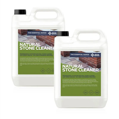 Stonecare4U - Natural Stone Cleaner (10L) - Removes Dirt, Algae, Grime ...