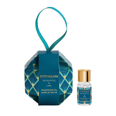 Stoneglow Candles Seasonal Fragrance Oil Bauble - Eucalyptus & Lime